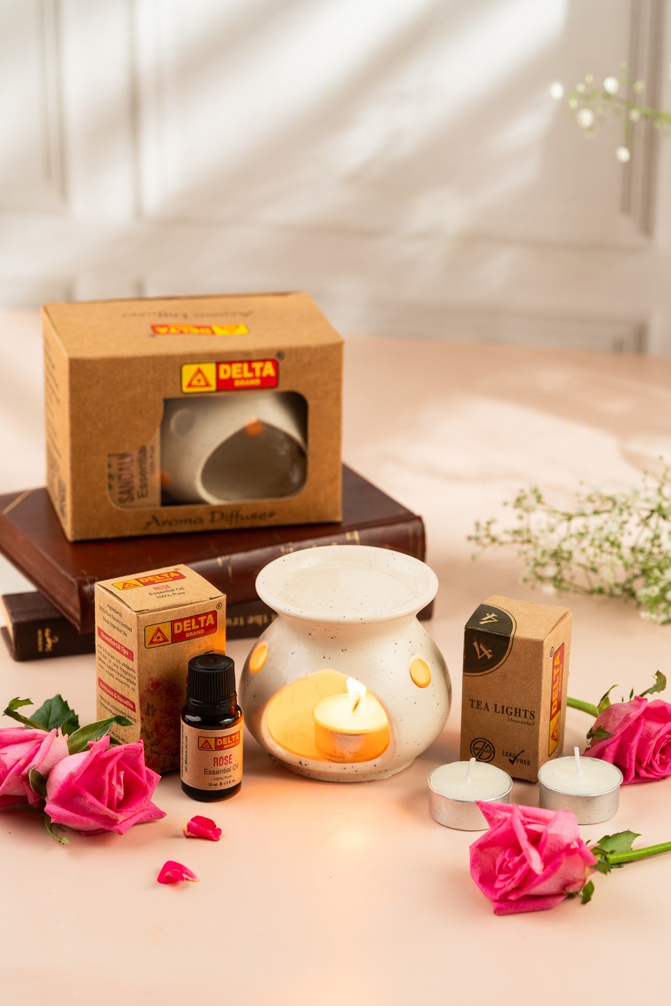 Rose Aroma Diffuser – Delta Brand